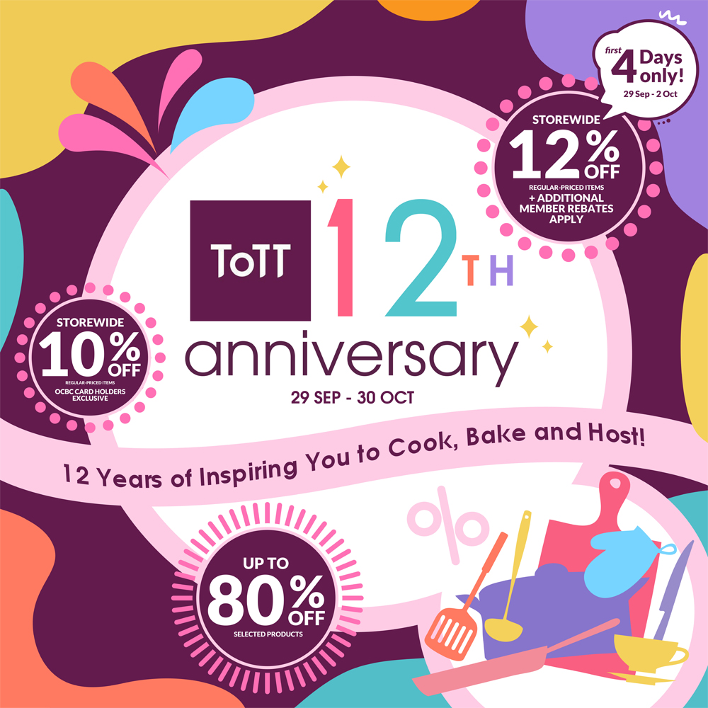 ToTT 12th Anniversary | ToTT Store Singapore